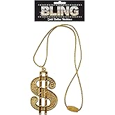 NEW LARGE GOLD MEDALLION 70'S RETRO FANCY DRESS PIMP : Bristol Novelty ...