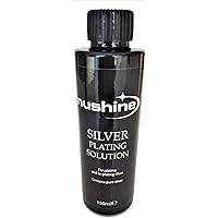 Nushine Silver Plating Solution 50ml - permanently plate PURE SILVER ...