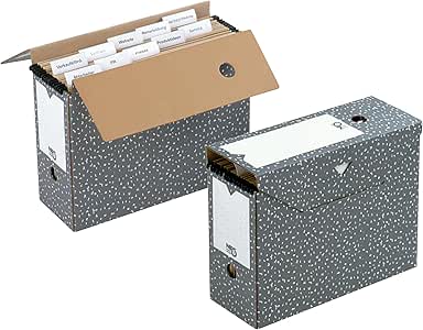 Single Archive Box for A4 Suspension files: Amazon.co.uk: Office Products