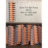 27mm Collated Nails for Spit Pulsa Nail Guns, Pack of 1000 : Amazon.co ...
