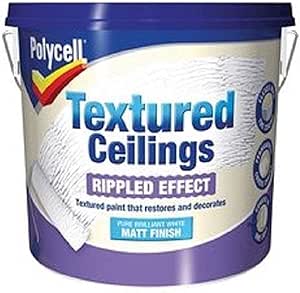 Polycell Textured Ceilings Ripple Effect 2.5L: Amazon.co.uk: DIY & Tools