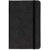 Silvine A5 Executive Soft Feel Notebook Black. 160 Pages (80 Sheets) Ruled 7mm feint. Ref 197BK ...