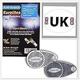 2 Piece European Travel Kit Headlamp Beam Deflectors Headlight ...