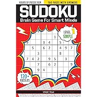 Sudoku Brain Games For Smart Minds Level 1 Simple Brain Booster Puzzles ...