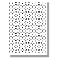 Label Planet® 88 Per Page/Sheet, 5 Sheets (440 Round Sticky Labels ...