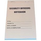 Security Officer Pocket Notebook : Amazon.co.uk: Stationery & Office ...