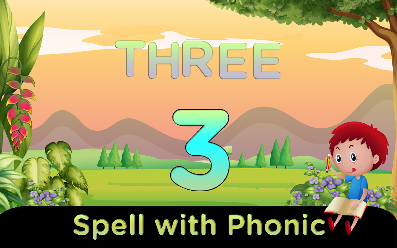 123 Numbers Spelling game for kids 1 to 20 numbers counting game for ...