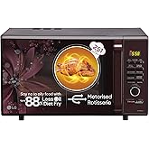LG 21 L Convection Microwave Oven (MC2146BR, Black, Diet Fry) : Amazon ...