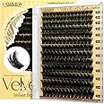 LASHVIEW Lash Clusters, Volume Lash Clusters 9-18mm Mix Fluffy Lash ...