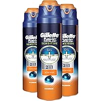 Gillette Fusion ProGlide Rasiergel Männer, 6er Pack (6 x 200 ml ...