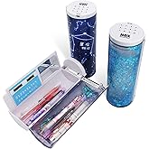 Lockable Pencil Case with Calculator, Standing Cylinder Shape ...