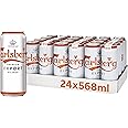 Carlsberg Export Lager Beer 24 x 568ml Pint Cans (Pack of 24) : Amazon ...
