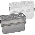 com-four® 2x crispbread tin with lid - airtight storage boxes - 1.65 ...