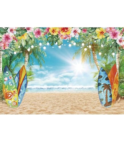 Party Decoration Backdrop 7x5ft Thailand Phuket Backdrop - Tropical ...