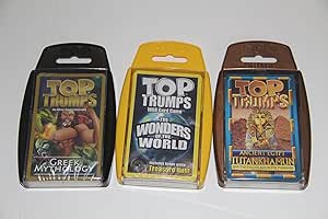 Top Trumps - Ancient Worlds - 3 Pack with Greek Mythology, Egypt and ...