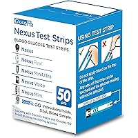 GlucoRX Q Test Strips - 2 Packs of 50 : Amazon.co.uk: Health & Personal ...