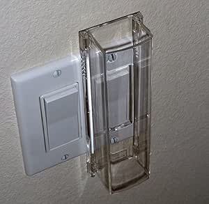 Child Proof Light Switch Guard - For Decora Rocker Style Light Switch ...