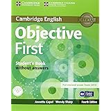 Objective first fourth edition. Workbook without answers with Audio CD ...