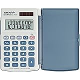 Sharp EL-250S Taschenrechner (8 Stellen, Solar- und Batteriebetrieb) Weiß : Amazon.de ...