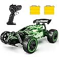 Tecnock Remote Control Cars for Kids, 1:18 Scale RC Racing Cars with LED Lights, 2.4GHz All ...
