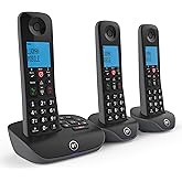 BT 3570 Cordless Landline House Phone with Nuisance Call Blocker, Digital Answer Machine, Trio ...