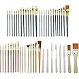 Artist's Loft Artist Brush Set (50 Pieces) : Amazon.co.uk: Home & Kitchen