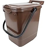 Large Compost Caddy - Green - for Food Waste Recycling (23 Litre) - 23L ...