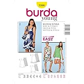 Burda 6549 Schnittmuster Kleid (Damen, Gr. 46-56) Level 3 mittel ...