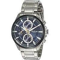 Titan Quartz Chronograph Blue Dial Stainless Steel Strap Watch for Men ...