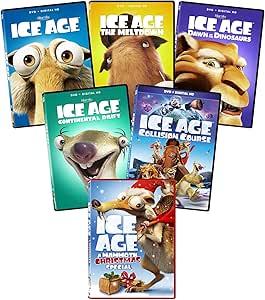 Ice Age 1-5 + a Mammoth Christmas Special Bundle: Amazon.co.uk: DVD ...