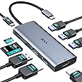 Docking Station VVB USB C Adapter,9 in 1 Triple Display USB C Hub ...