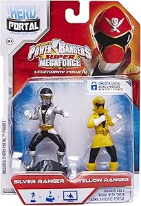 Hero Portal Power Rangers Booster Pack (Silver/ Yellow): Amazon.co.uk ...