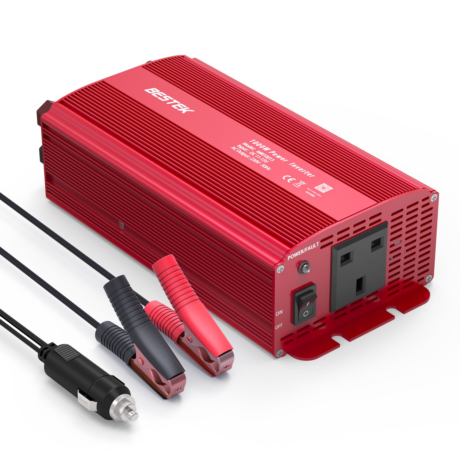 BESTEK 1000W Power Inverter DC 12V To AC Outlet 230V 240V BESTEK 1000W Power Inverter DC 12V To AC Outlet 230V 240V