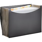 Amazon Basics Expanding File, A4 Size - Black : Amazon.co.uk ...