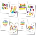Birthday Cards Multipack of 32. Each Birthday Card Box Includes 8 ...