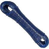 H&S 50m Washing Line Rope Steel Core Laundry Clothes Lines Thick Strong ...