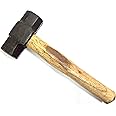 LOVELY Sudhir 2 Kg Iron Sledge Mallet Sledge Hammer with Wooden Handle ...