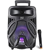 Impex Party Speaker G-Bang G500 Portable Speaker with Wireless Mic, Remote and LED Light ...