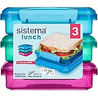 Sistema KLIP IT Food Storage Containers | 1 L | Stackable Food Prep ...