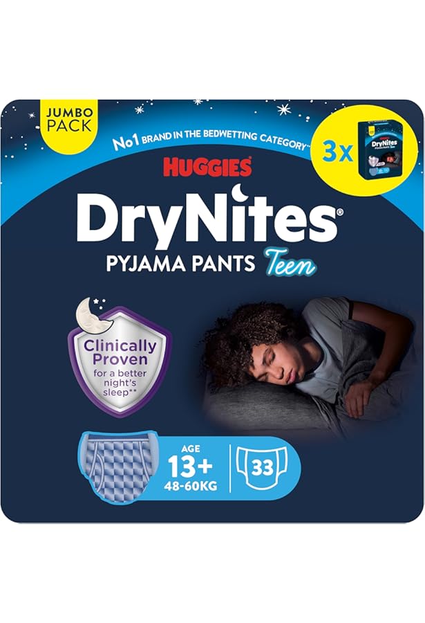 Pampers 3 Huggies DryNites Nachtwindeln Für Mädchen (13–17 Jahre ...