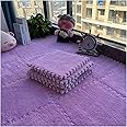 Milk Velvet Patchwork Rugs, Plush Puzzle Foam Floor Mat, Plush ...