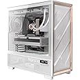 Antec Flux Pro White, 6 x PWM Fans Included, High-Airflow Front Panel ...