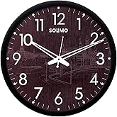 Buy Amazon Brand - Solimo 12-inch Plastic & Glass Wall Clock - Kids ...