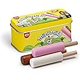 Erzi 14015 EIS Mini Milk aus Holz in der Dose, Kaufladenartikel für ...