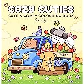 Cozy Crime Scenes: A Parodic Cute and Comfy Coloring Book for Adults ...