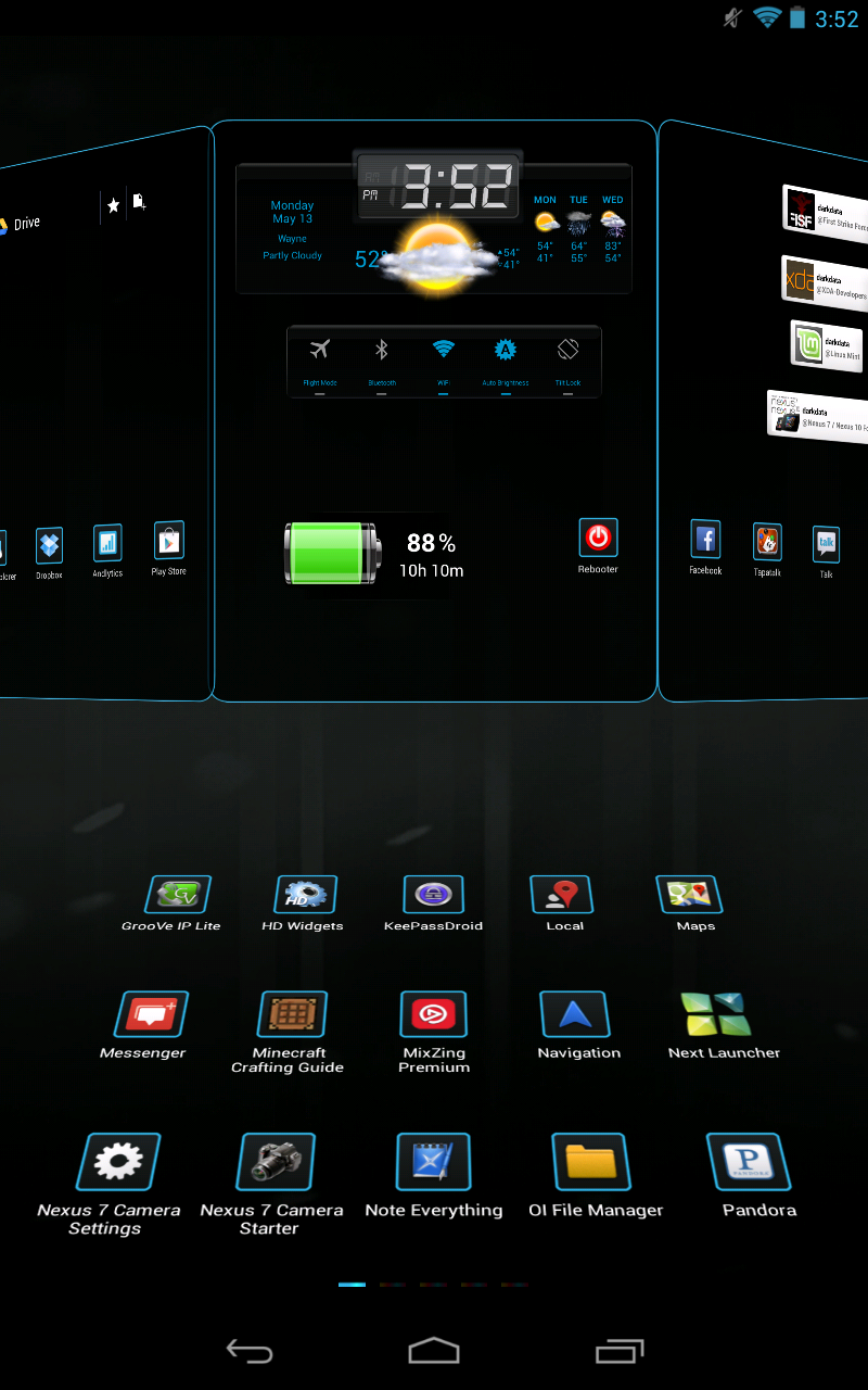 Next Launcher 3D ICS Blue HD: Amazon.co.uk: Appstore for Android