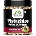 Nature Prime Dry Fruits American California Roasted & Salted Jumbo Pistachios (Pista) 1 Kg Jar ...
