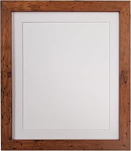 FRAMES BY POST Wooden Frame with White Mount 24x18 for Image Size 18x12 ...