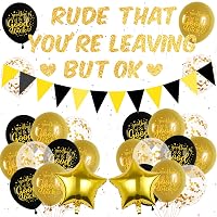 Sorry Your Leaving Banner Decorations - Farewell Party Supplies We Will ...