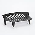 Inglenook 16" Fire Grate Cast Iron Stool Coal Log Fireplace Black Front ...